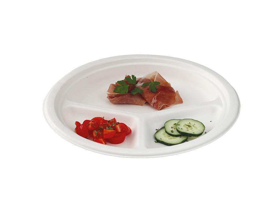 Menüteller 3 Fächer (ø 26 cm) | Tabletts | Lebensmittelverpackungen ...