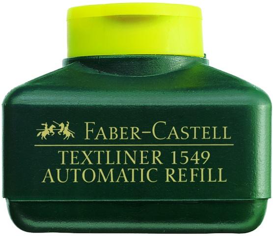 Nachfülltusche Faber Castell 1549 Textliner-Automatic 30ml gelb ...
